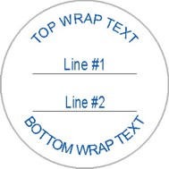Semi-Custom Circle Labels - Roteck.com
